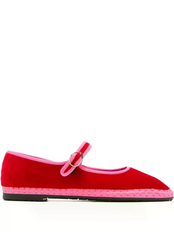 FLABELUS Aurelie Ballet Flats - Red