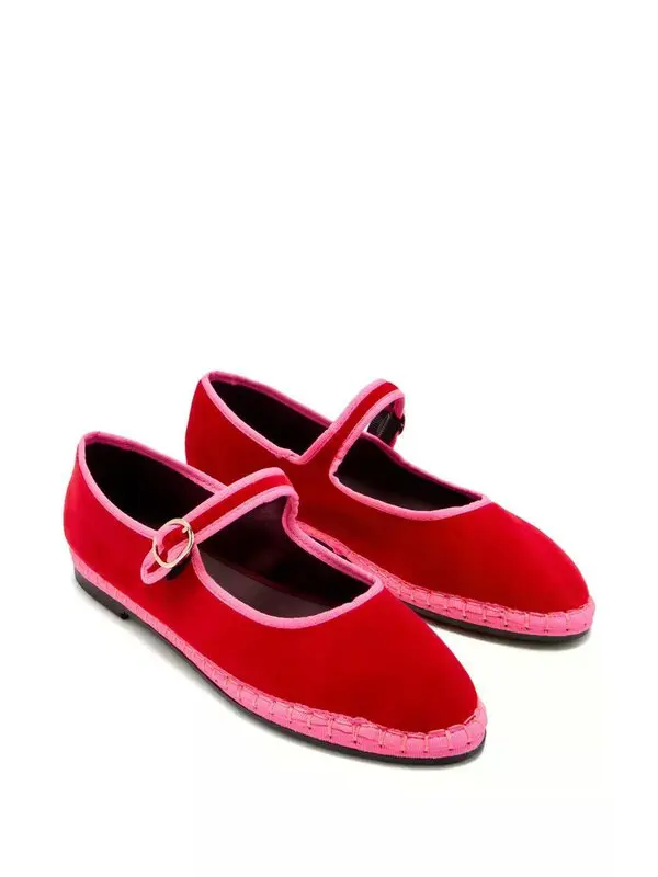 FLABELUS Aurelie Ballet Flats - Red