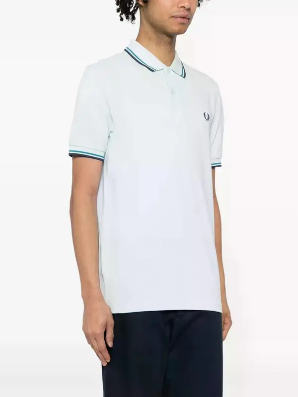 Fred Perry Twin Tipped Polo Shirt - Blue