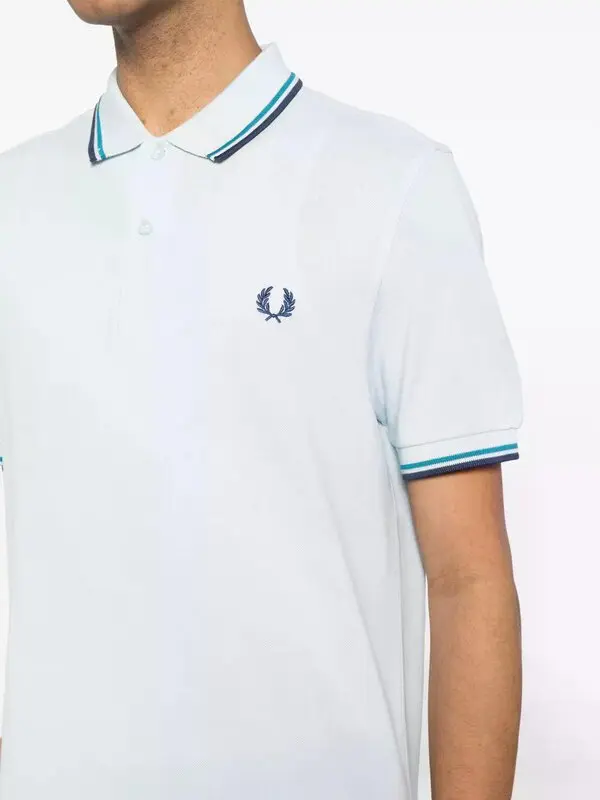 Fred Perry Twin Tipped Polo Shirt - Blue