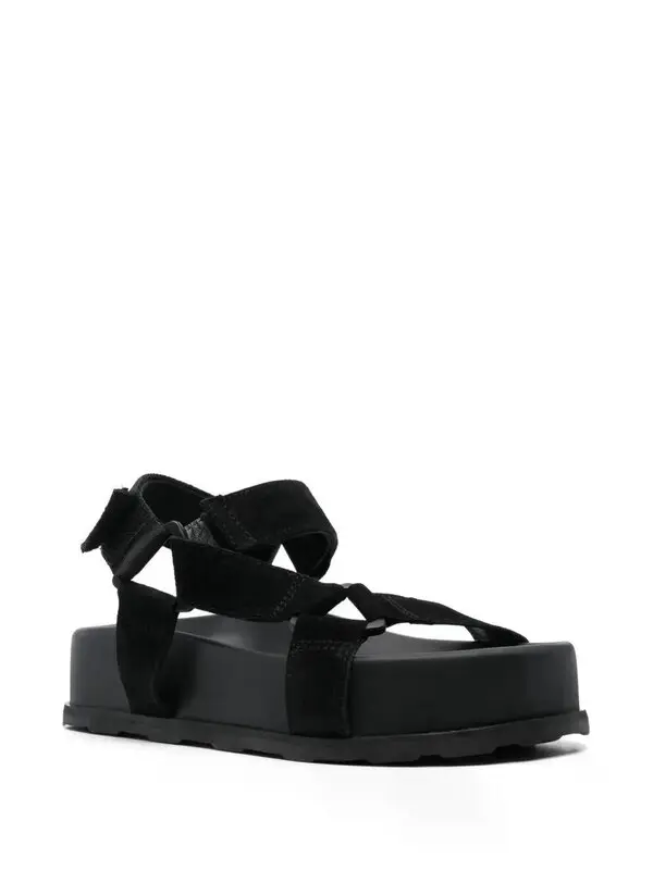 Moschino Print Platform Sandals
