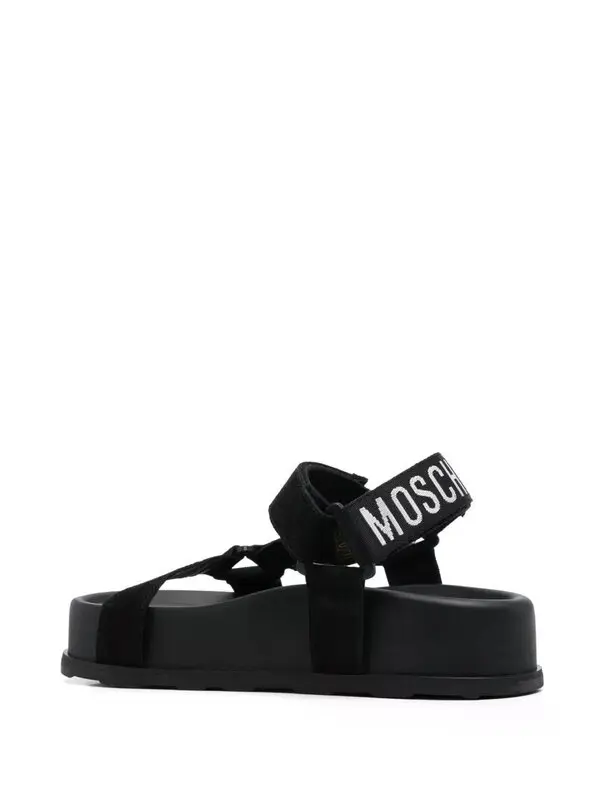 Moschino Print Platform Sandals