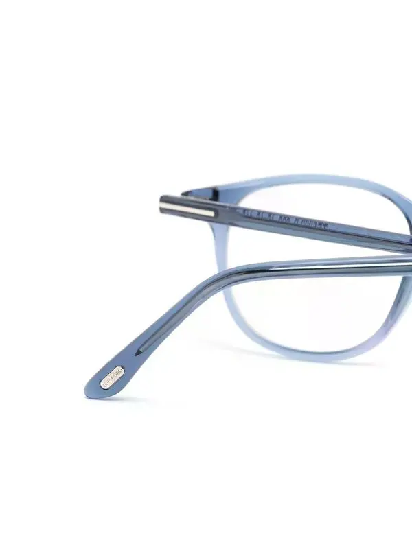 TOM FORD Translucent Round-frame Glasses