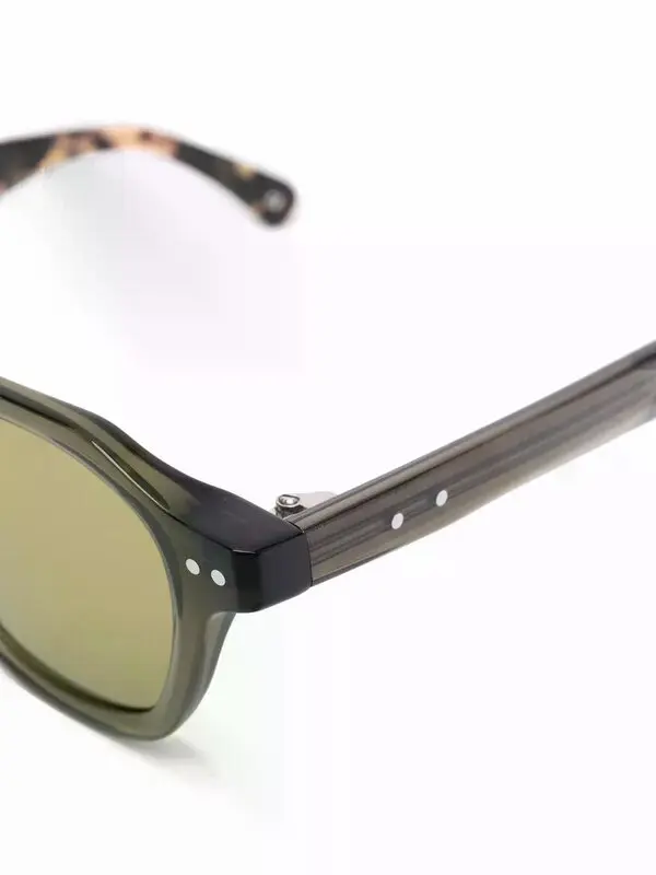 PETER AND MAY Sky Square-frame Sunglasses - Green