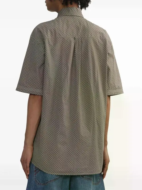 ERL Check-pattern Short-sleeve Shirt