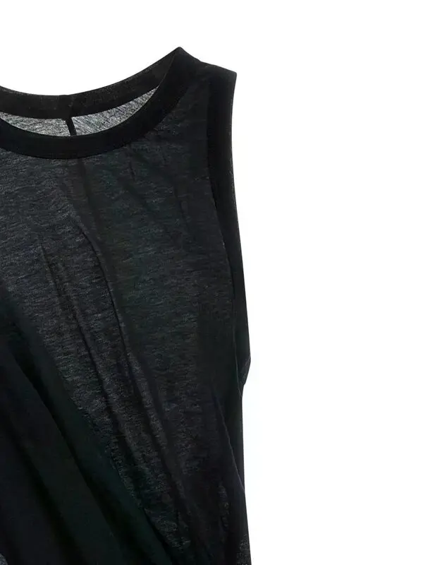Rick Owens Anthem Tank Top - Black