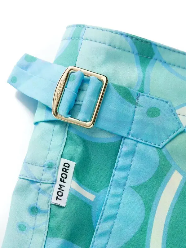 TOM FORD Floral-print Swim Shorts