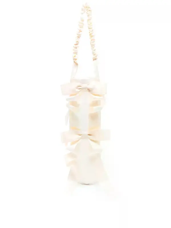GOHAR WORLD Bow Detail Bag - Neutrals