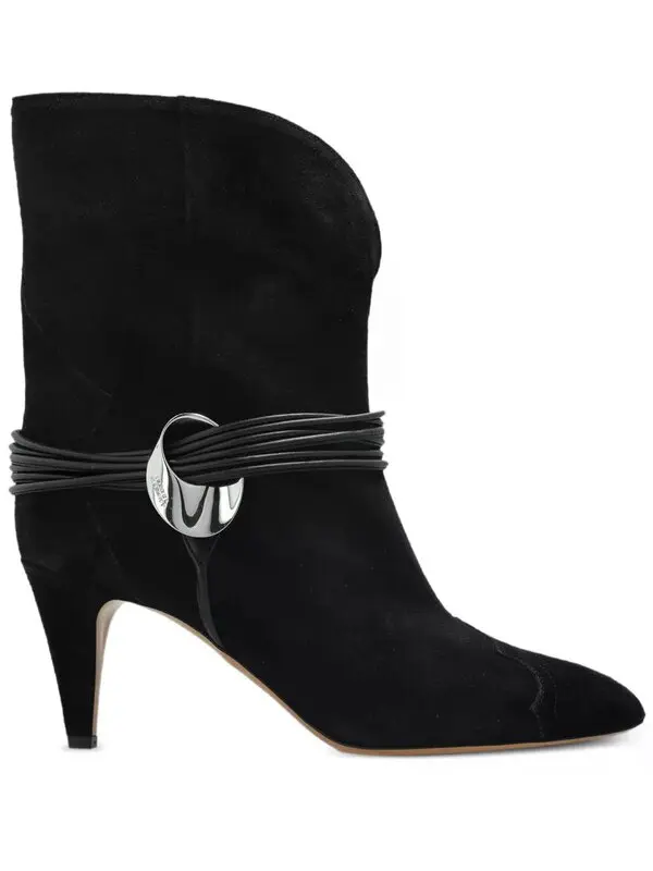 Isabel Marant Étoile Suede Embellished Ankle Boots