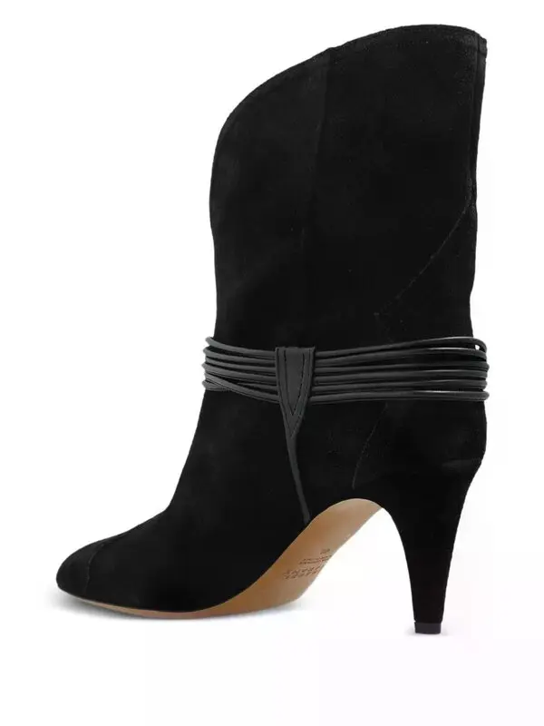 Isabel Marant Étoile Suede Embellished Ankle Boots
