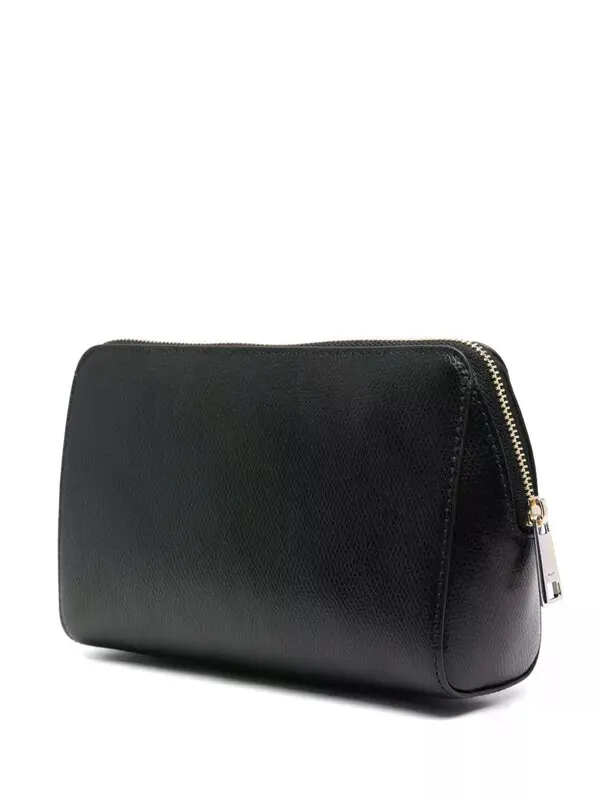 Furla Camelia L Leather Makeup Bag - Black