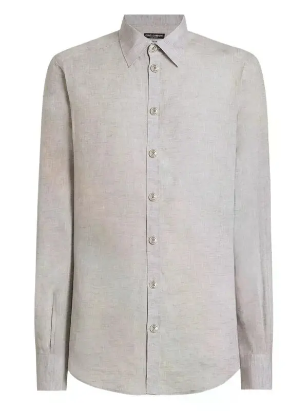 Dolce & Gabbana Martini Linen Shirt