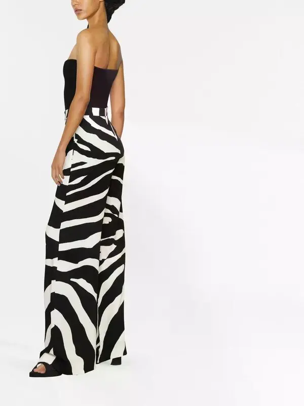 Dolce & Gabbana Zebra-print Flared Trousers