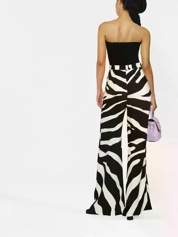 Dolce & Gabbana Zebra-print Flared Trousers
