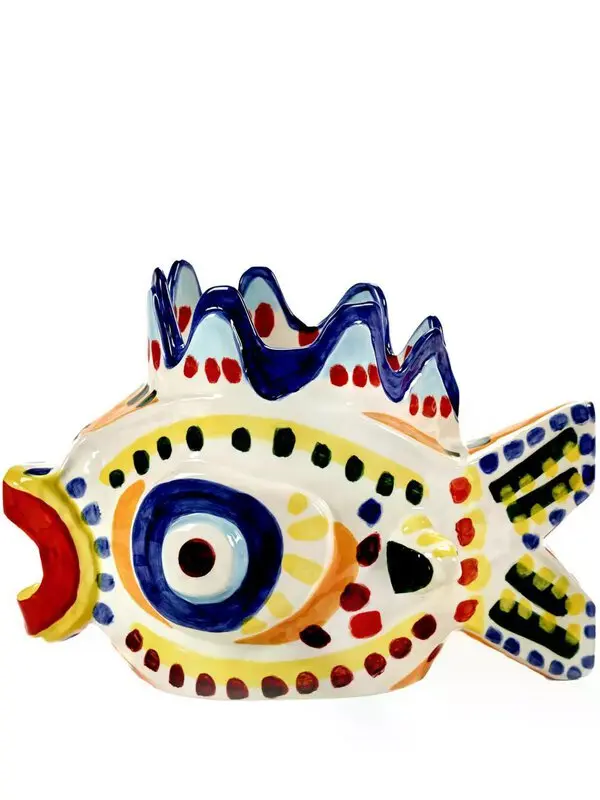 SERAX Sicily Fish-shape Vase - Multicolour