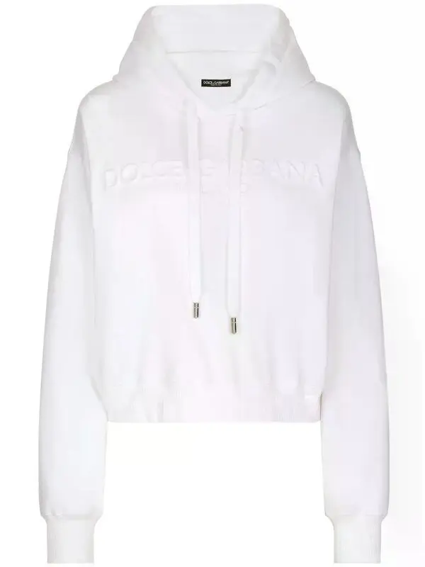 Dolce & Gabbana Logo-embossed Drawstring Hoodie