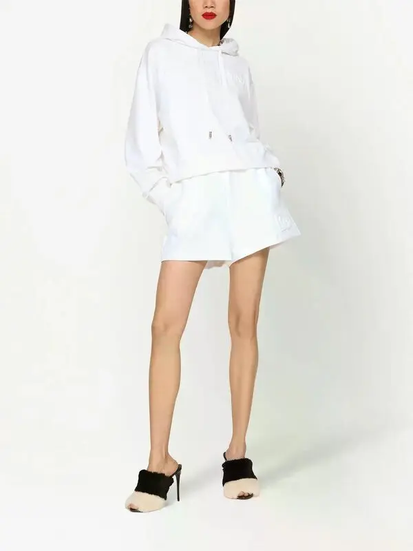 Dolce & Gabbana Logo-embossed Drawstring Hoodie