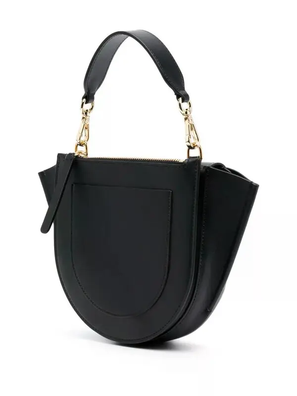WANDLER Logo-print Leather Tote Bag