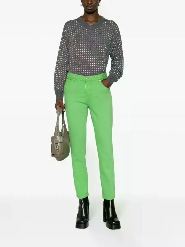 Dsquared2 Cropped Slim Fit Jeans