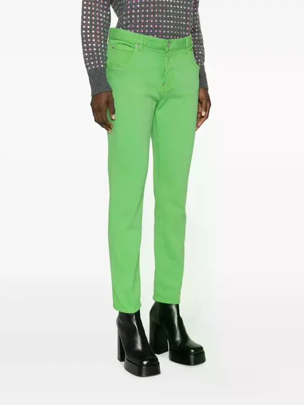 Dsquared2 Cropped Slim Fit Jeans