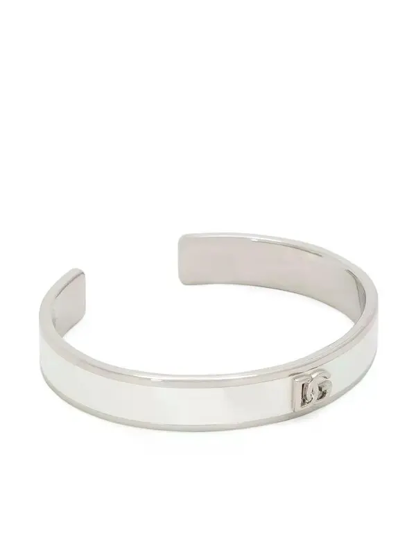 Dolce & Gabbana Logo-plaque Cuff Bracelet
