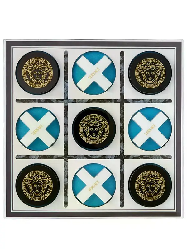 Versace Medusa Tic-tac-toe Game Set - Silver
