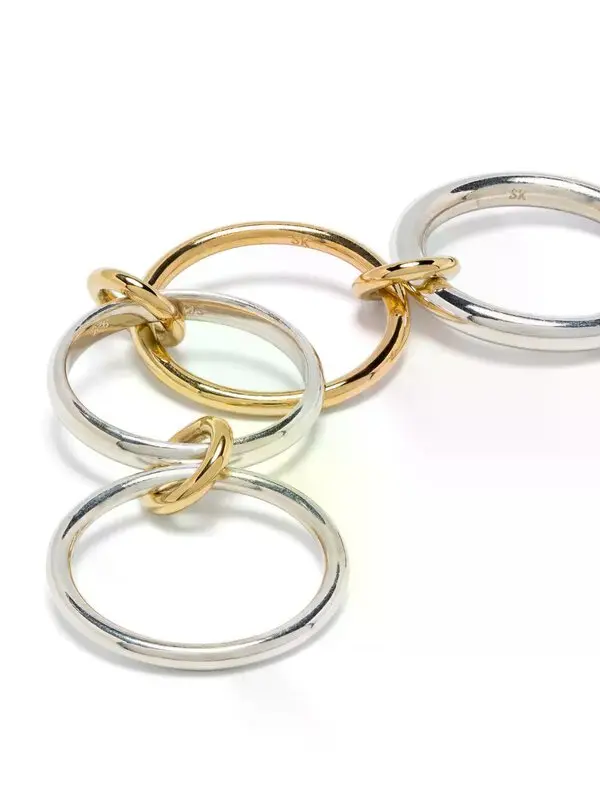 SPINELLI KILCOLLIN 18kt Yellow Gold And Sterling Hyacinth Rings - Silver