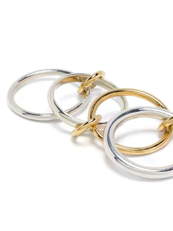 SPINELLI KILCOLLIN 18kt Yellow Gold And Sterling Hyacinth Rings - Silver