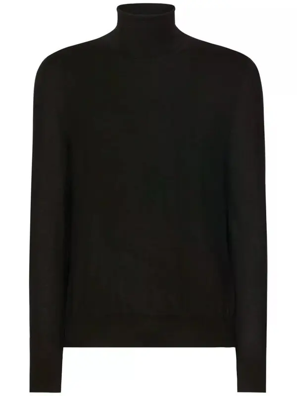 Dolce & Gabbana Roll-neck Jumper - Black