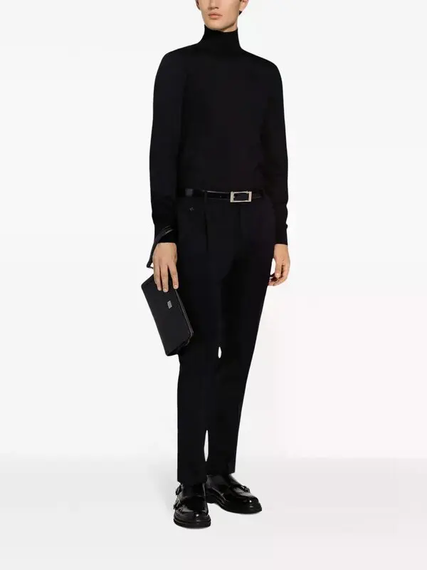 Dolce & Gabbana Roll-neck Jumper - Black