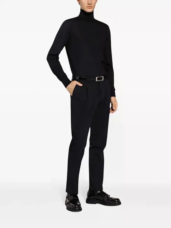 Dolce & Gabbana Roll-neck Jumper - Black
