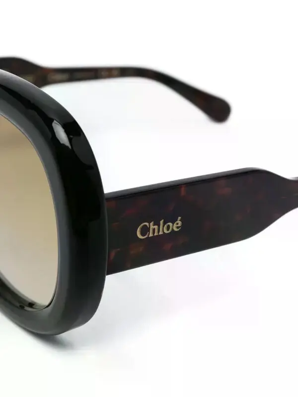 Chloé Oversized Logo-print Sunglasses
