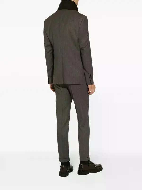 Dolce & Gabbana Pinstripe Single-breasted Jacket - Grey