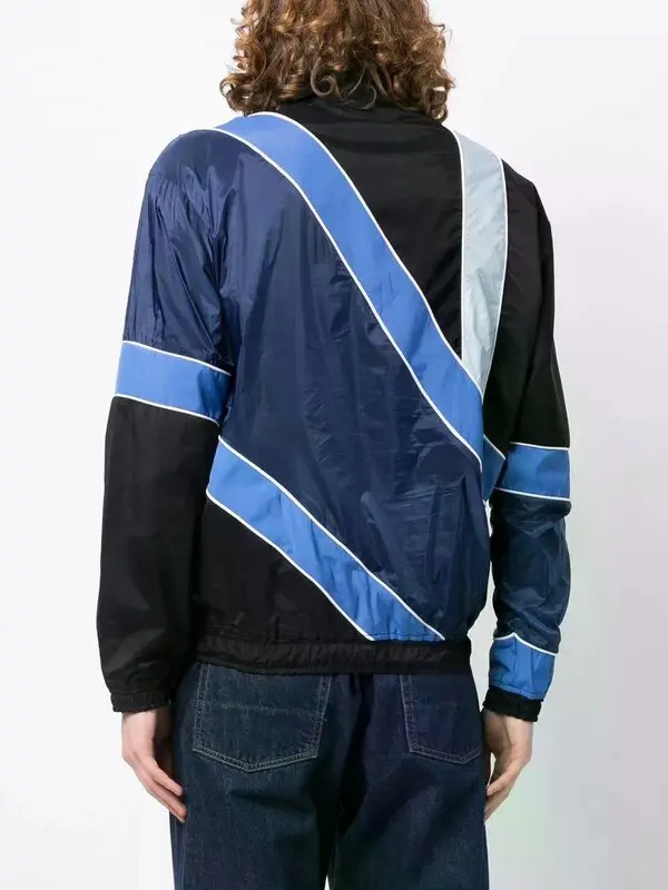 Ahluwalia Striped Half-zip Jacket