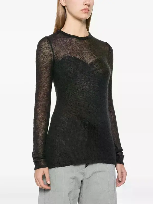NENSI DOJAKA Brushed-finish Wool-blend Sweater