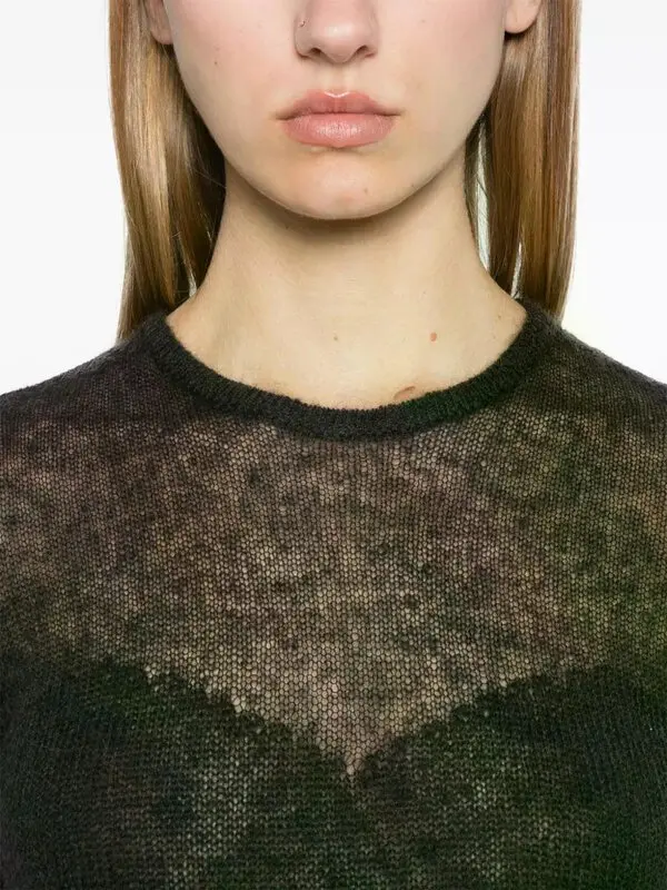 NENSI DOJAKA Brushed-finish Wool-blend Sweater