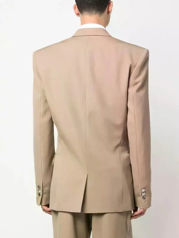 Balmain Single-breasted Wool Suit Jacket