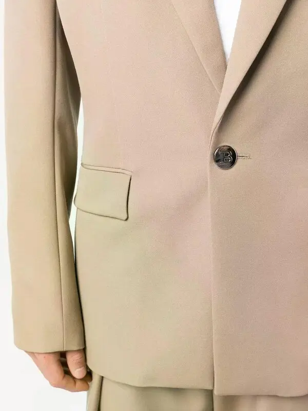 Balmain Single-breasted Wool Suit Jacket