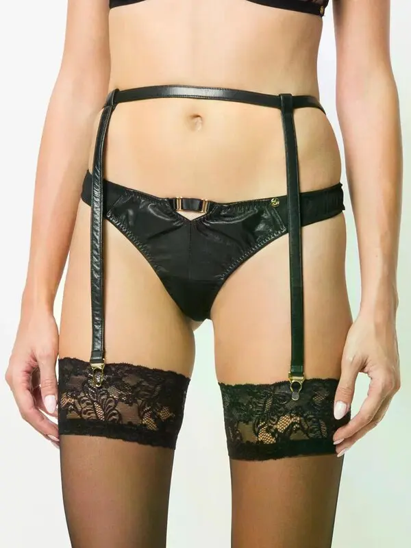 SOMETHING WICKED Nina Leather Suspender