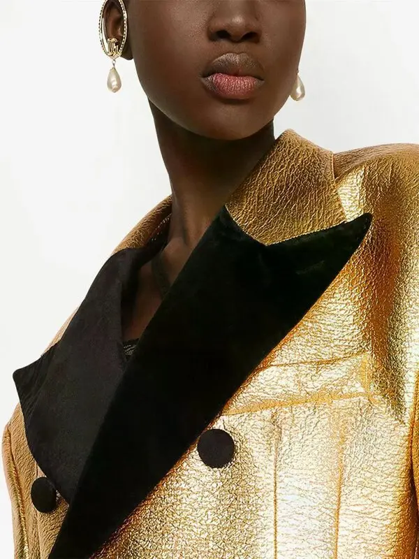 Dolce & Gabbana Dg Logo Pearl-embellished Hoop Earrings