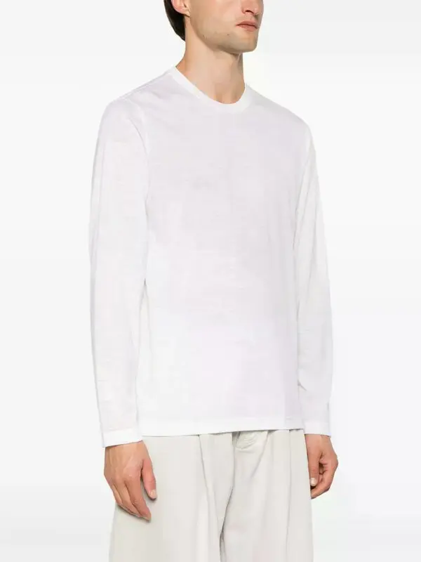 D4.0 Slub-texture T-shirt - White