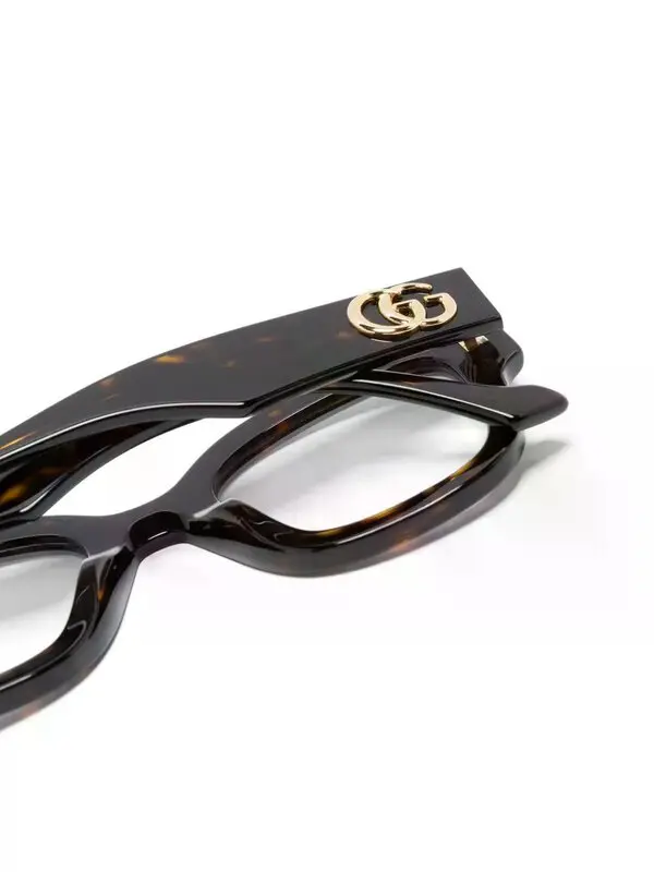Gucci Double G Round-frame Glasses