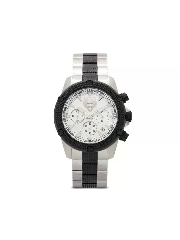 PLEIN SPORT Hurricane Chrono 44mm Watch - Silver