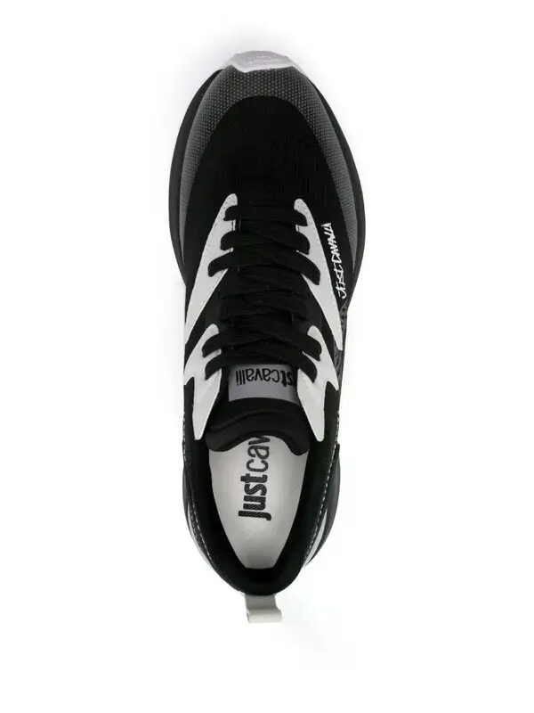 Just Cavalli Lace-up Panelled Sneakers