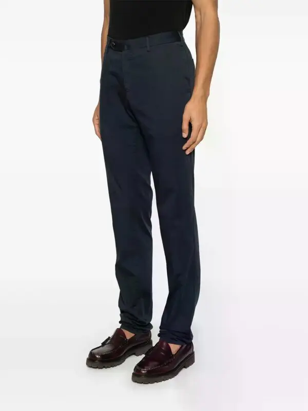 PT TORINO Tapered Chino Trousers - Blue