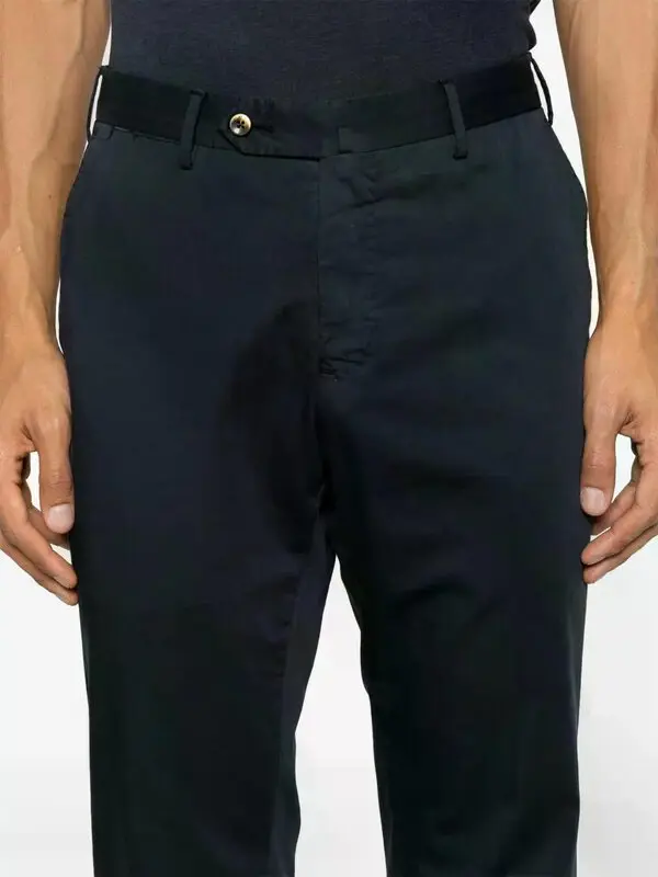 PT TORINO Tapered Chino Trousers - Blue