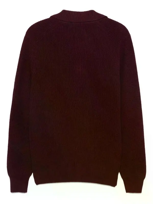 D4.0 Virgin Wool Polo Sweater