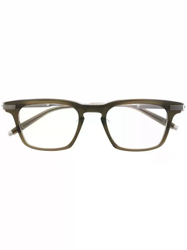 AKONI Zenith Wayfarer-frame Glasses - Brown