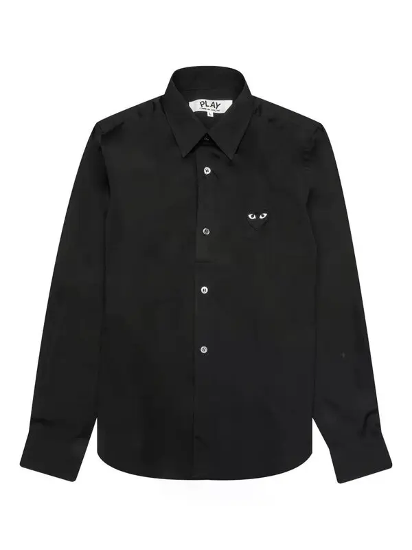 Play Comme Des Garcon Embroidered Heart Shirt