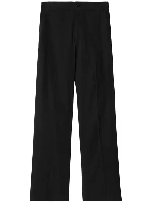 Burberry Pressed-crease Cotton Trousers